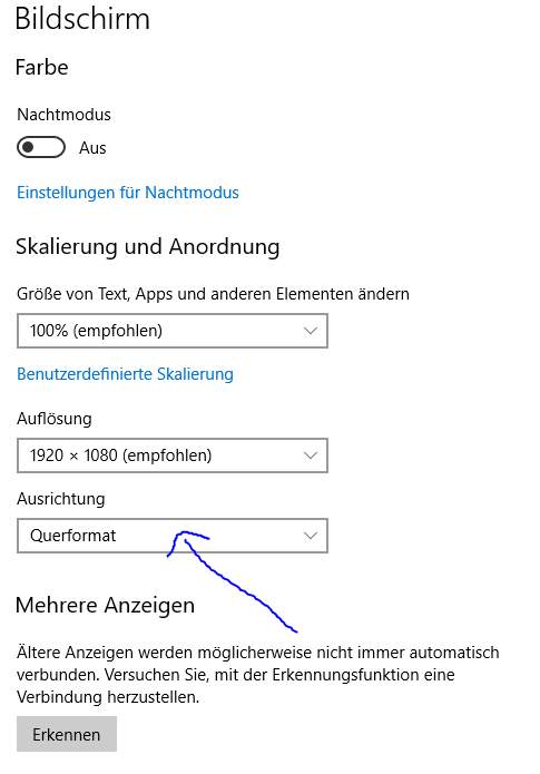 zwei Monitore Hochkant stellen ohne Hochkant Monitore nur bei Windows ...